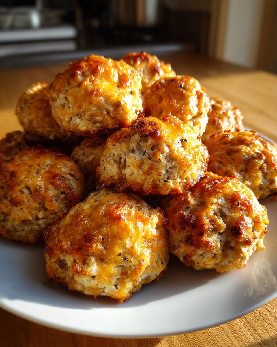 Irresistible Rotel Cream Cheese Sausage Balls Recipe - RecipesUniverse