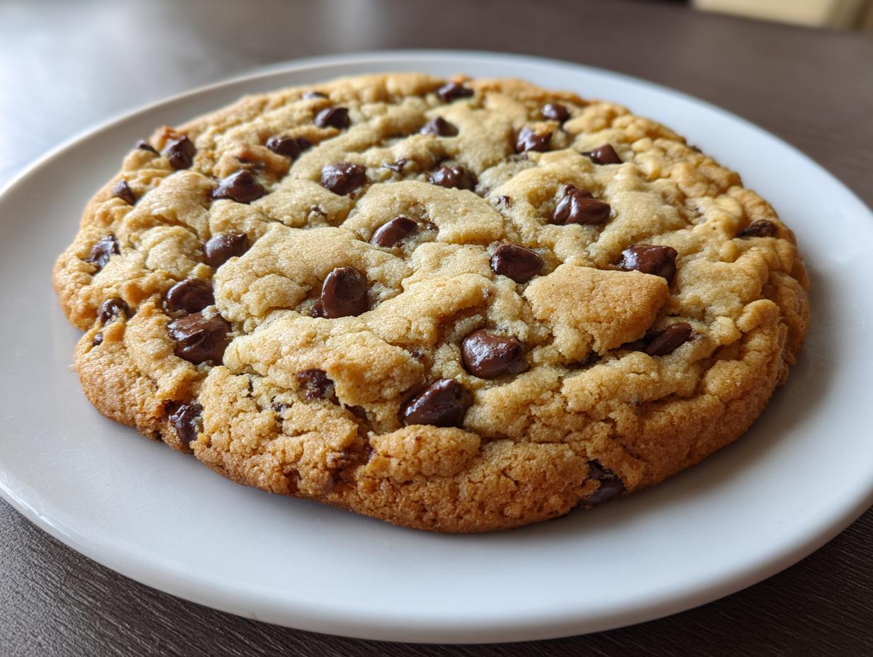 Best Giant Chocolate Chip Cookie Recipe – Irresistible 6-Inch Delight ...