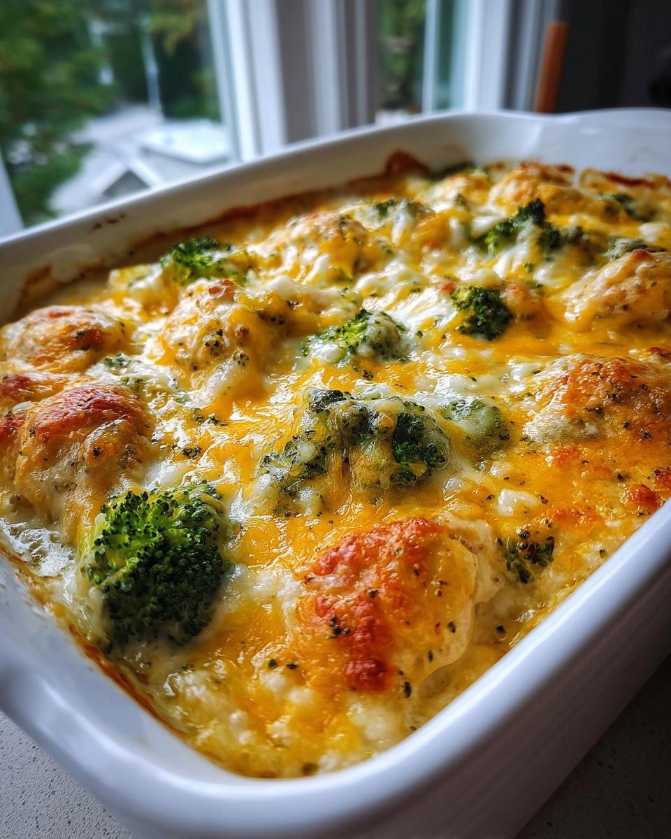 Irresistible Creamy Chicken Broccoli Rice Cheese Casserole in 3 Easy ...