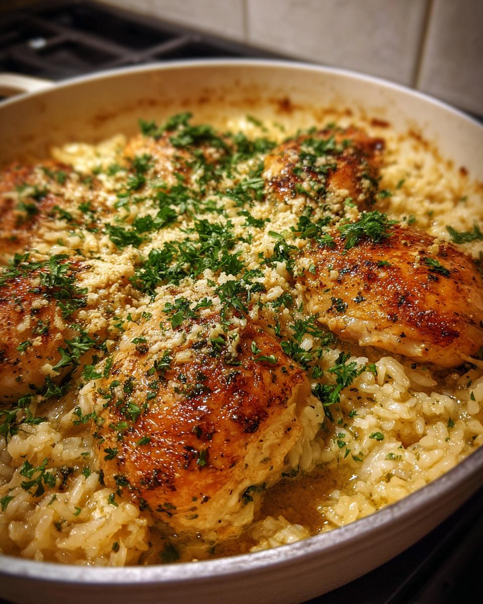 1 Pan Magic: Irresistible Garlic Butter Chicken and Rice Casserole ...