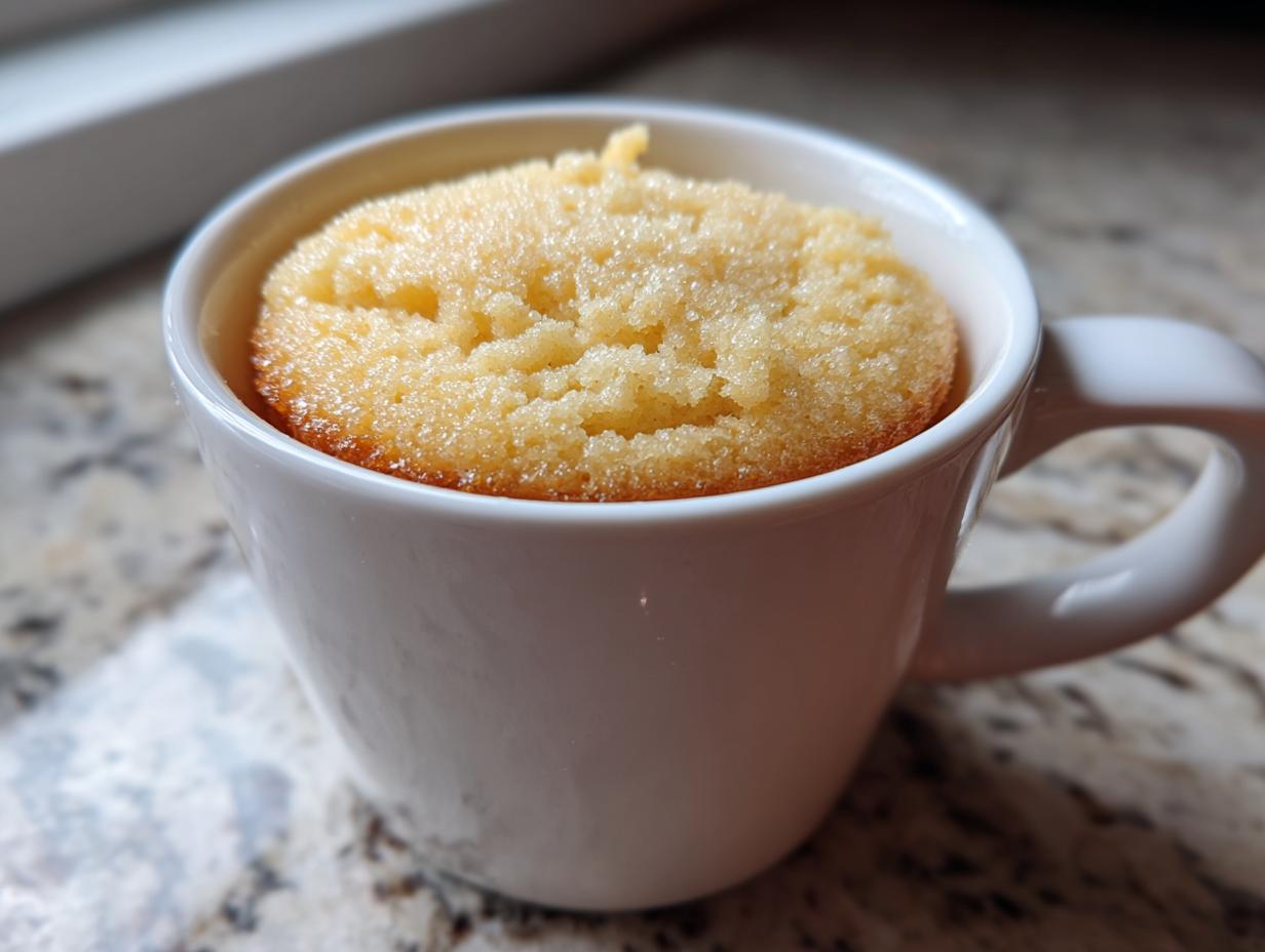 Vanilla Mug Cake in 3 Minutes - RecipesUniverse